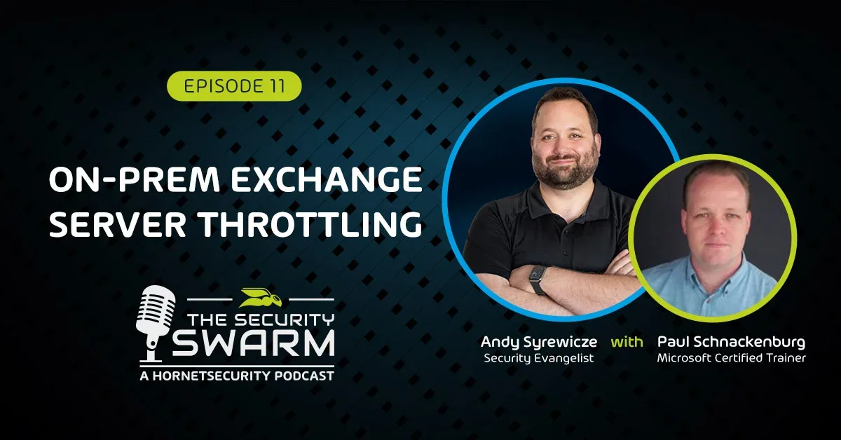 On-Prem Exchange Server Throttling