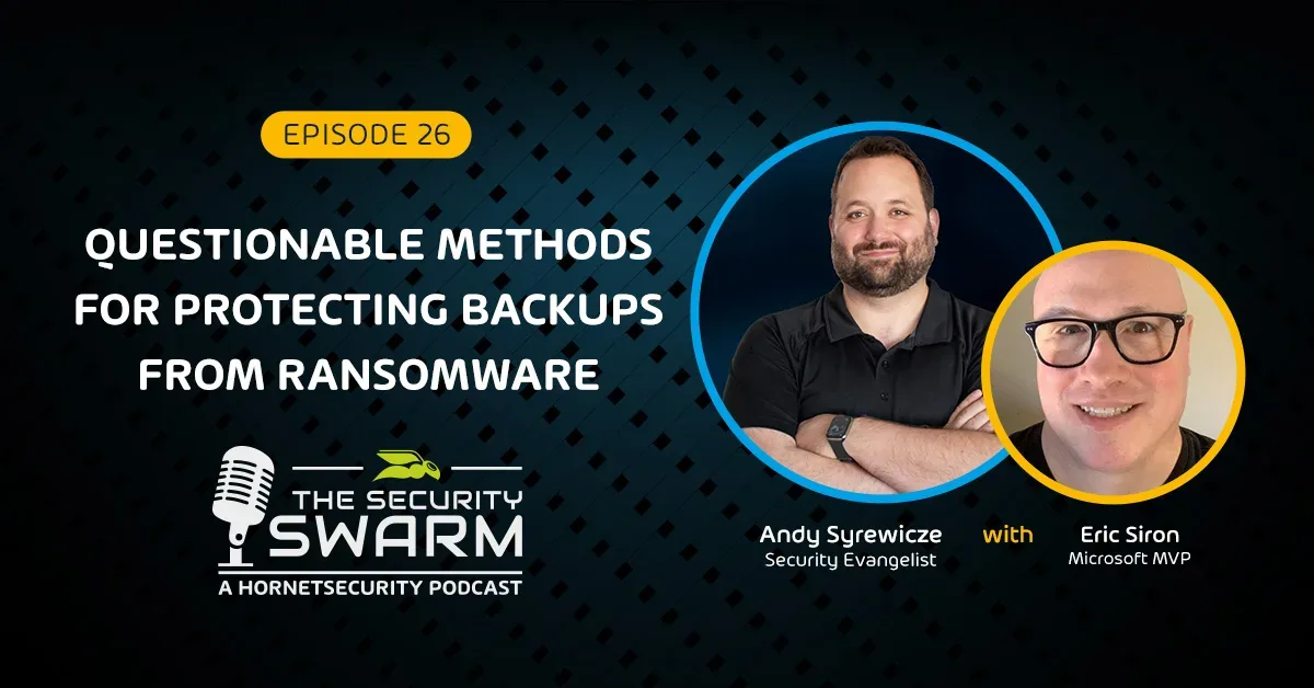 Questionable Methods for Protecting Backups from Ransomware