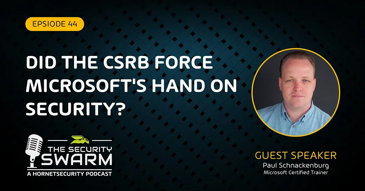 Did the CSRB Force Microsoft's Hand on Security?