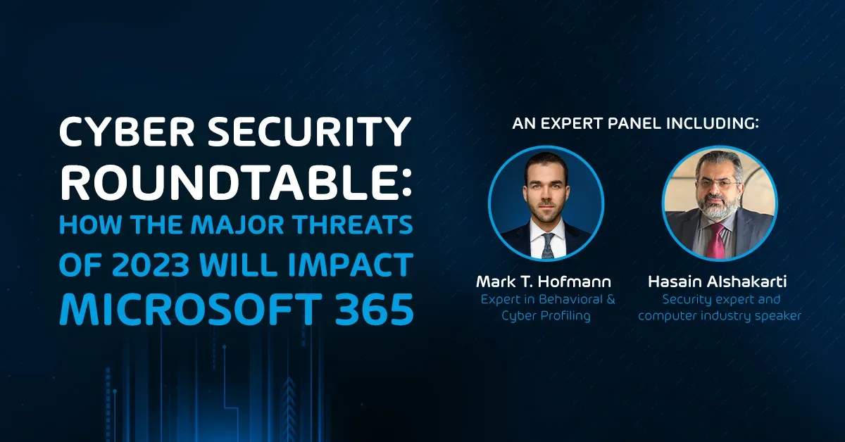 Cyber Security Roundtable - Hornetsecurity – Next-Gen Microsoft 365 ...