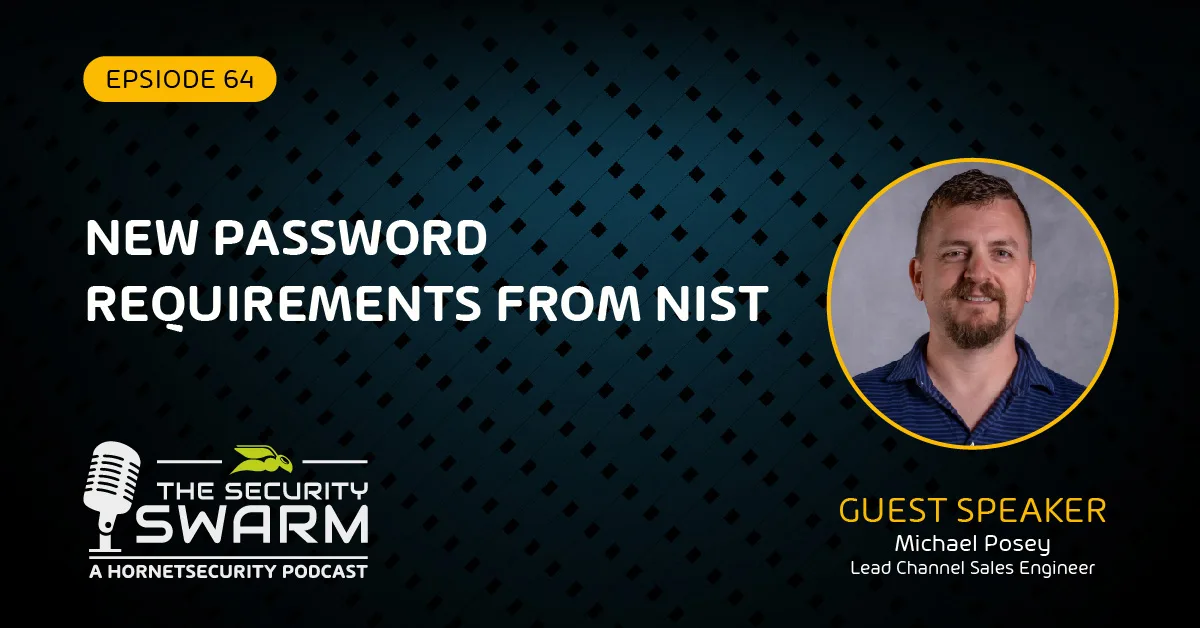 New Password Requirements from NIST