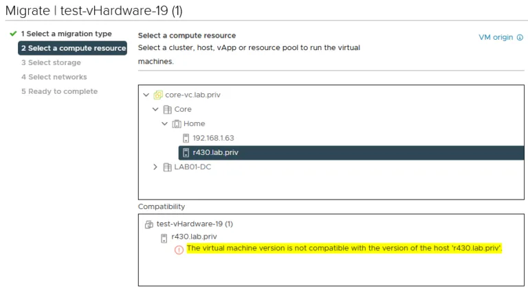 4 Ways to Downgrade The VM Hardware Version